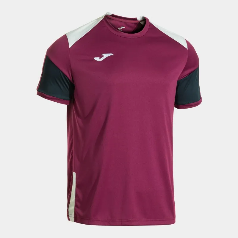 Joma JS USA - JOMA DANUBIO SHORT SLEEVE T-SHIRT WINE DARK NAVY
