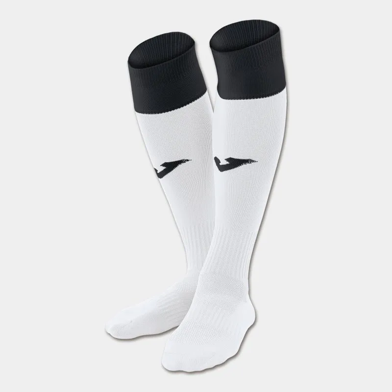Joma JS USA - JOMA FOOTBALL SOCKS CALCIO 24 WHITE-BLACK PACK 4 PCS