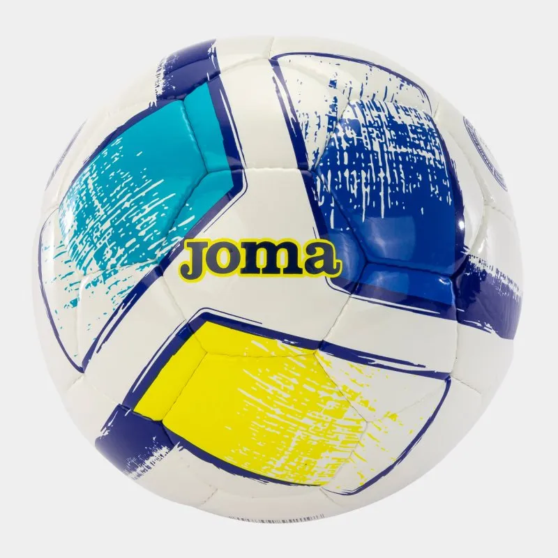 Joma JS USA - JOMA DALI II BALL WHITE FLUOR TURQUOISE YELLOW 12 PCS